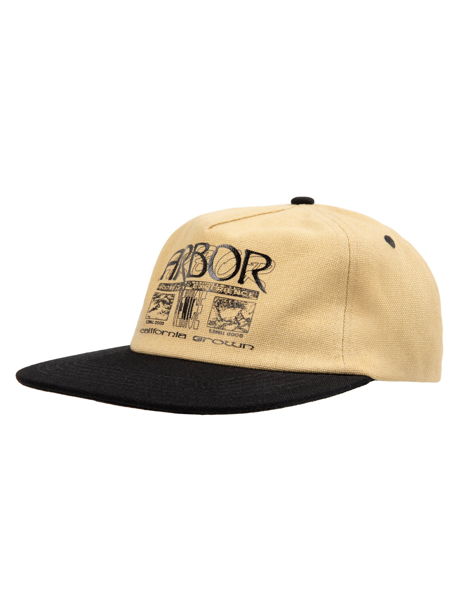Arbor Apparel - Evergreen Cap - Dark Sand/Black – Arbor Collective